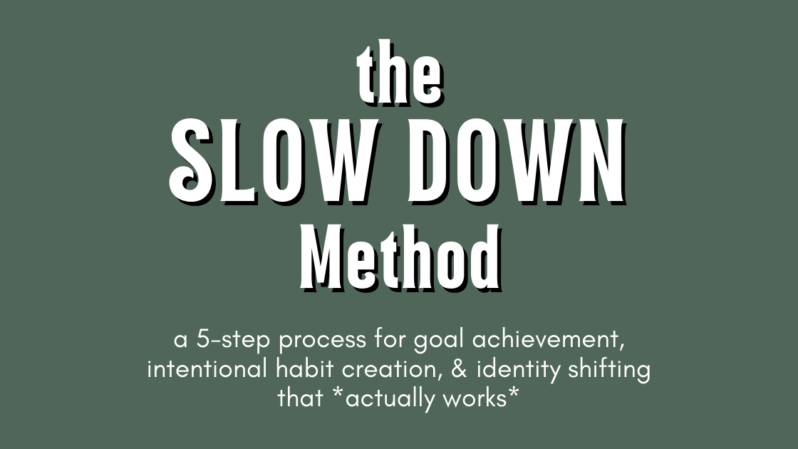 The SLOW DOWN Method – Mood Body Studio